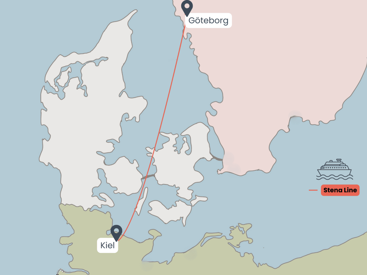 Mit der Fähre von Kiel nach Göteborg mit dem Wohnmobil